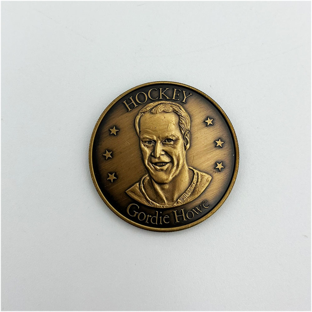 Gordie Howe 1970s Hockey Superstars Commemorative Coin - NHL Auctions