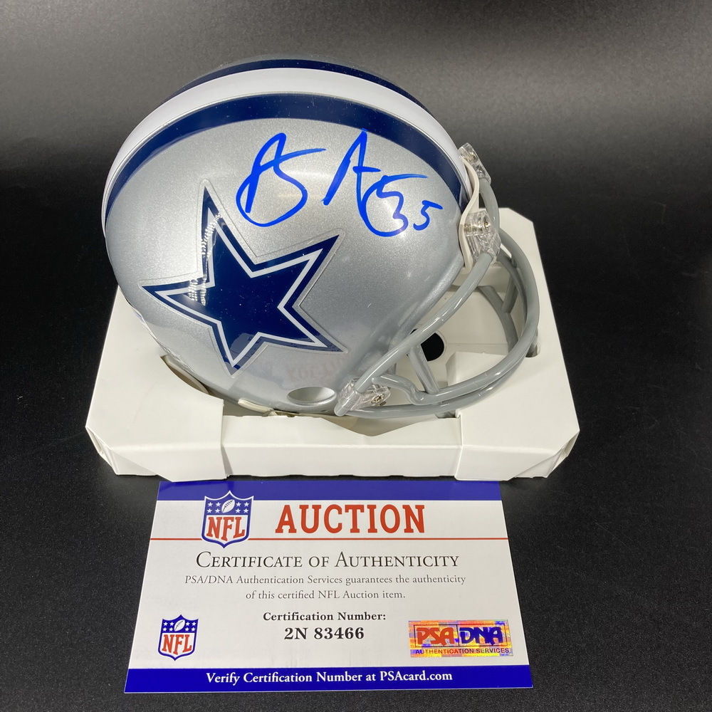 NFL - Cowboys Bryan Anger Signed Mini Helmet | The official auction ...