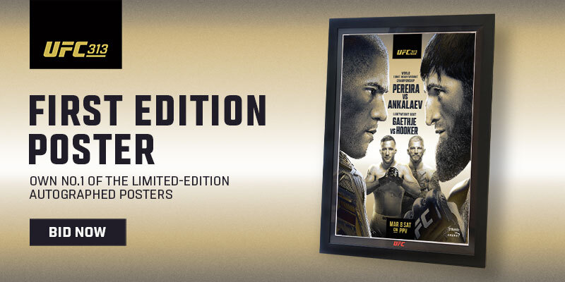 UFC Collectibles | Home of Exclusive UFC Auctions | UFC Collectibles