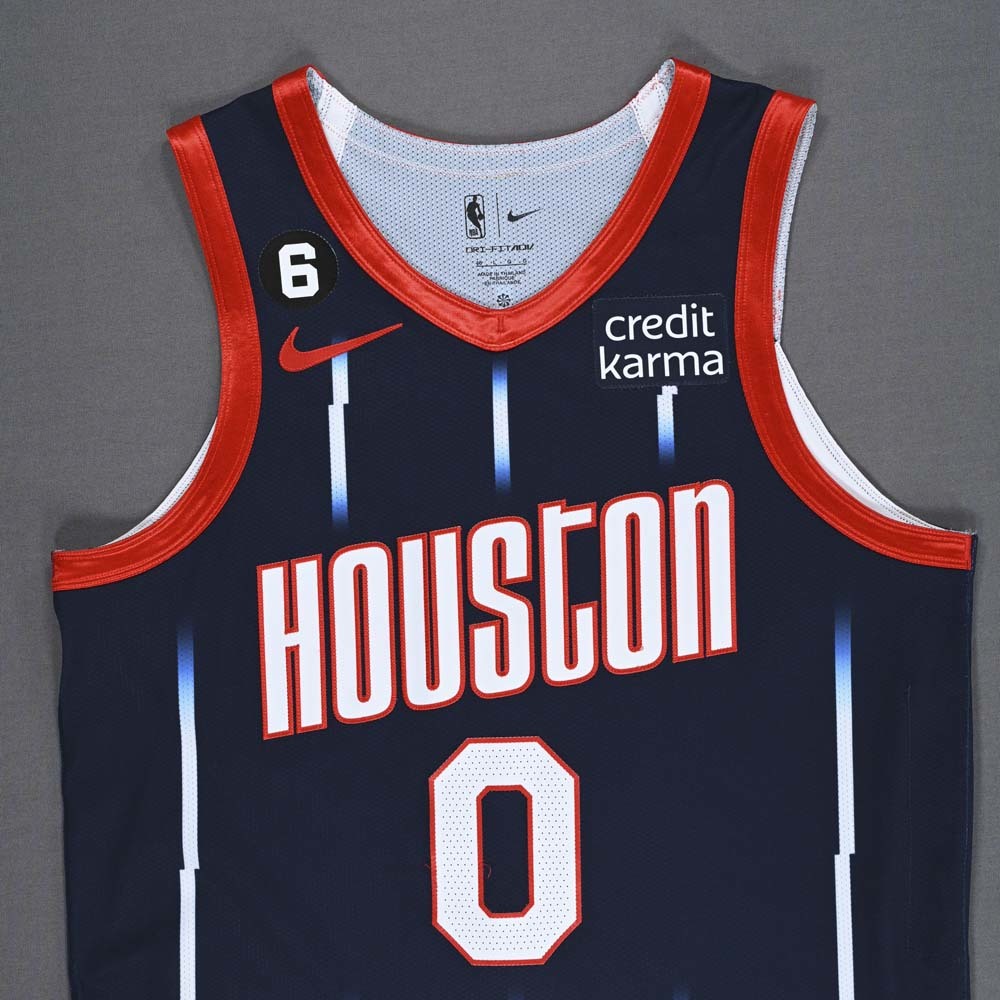 TyTy Washington Jr. - Houston Rockets - Game-Worn City Edition Jersey ...