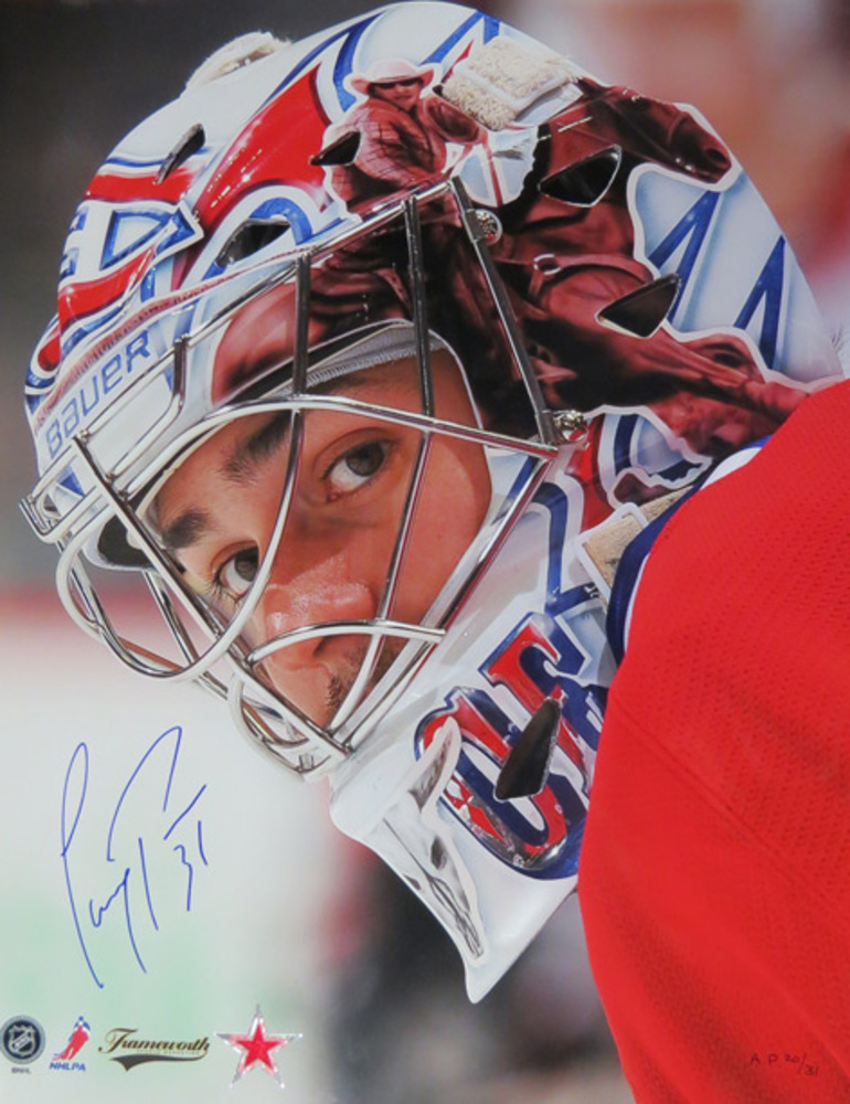 Carey Price Signed 16x20 Looking Left Profile (Montreal Canadiens ...