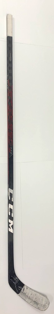 #81 Dominik Simon Game Used Stick - Autographed - Calgary Flames - NHL ...