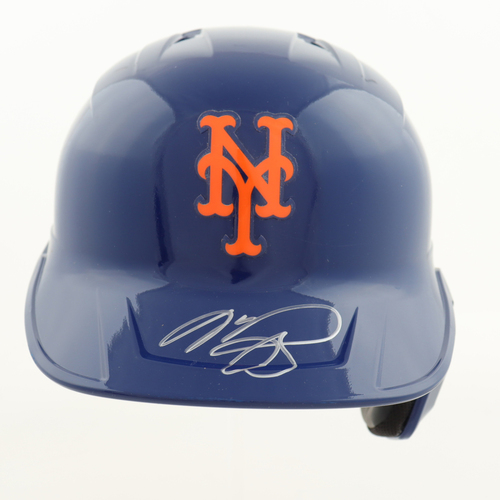 Mike Piazza Autographed Mets Batting Helmet | MLB Auctions