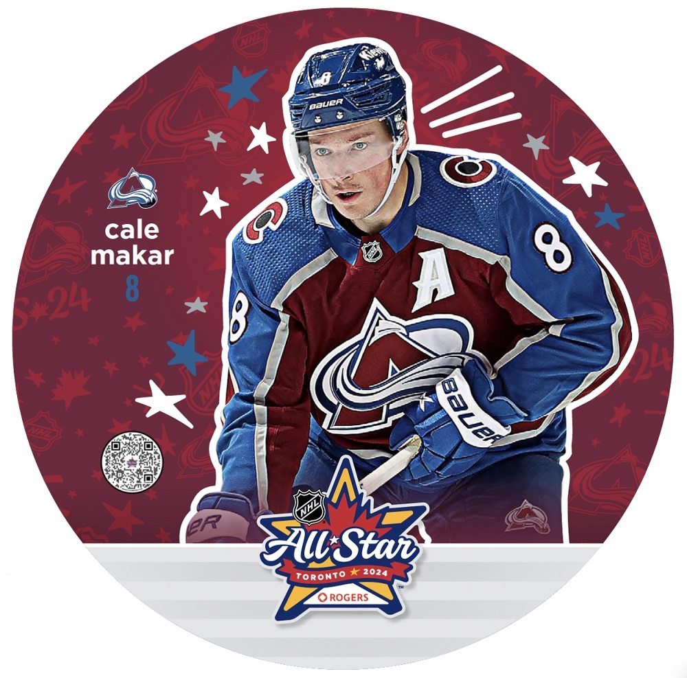2024 NHL All-Star Game Banner Featuring Cale Makar - Colorado Avalanche ...