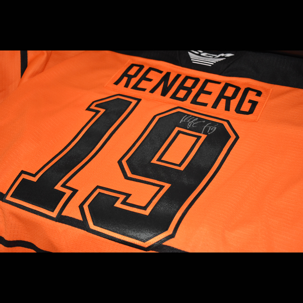 Mikael Renberg GAME-WORN AUTOGRAPHED 2022 LEGENDS CLASSIC JERSEY ...