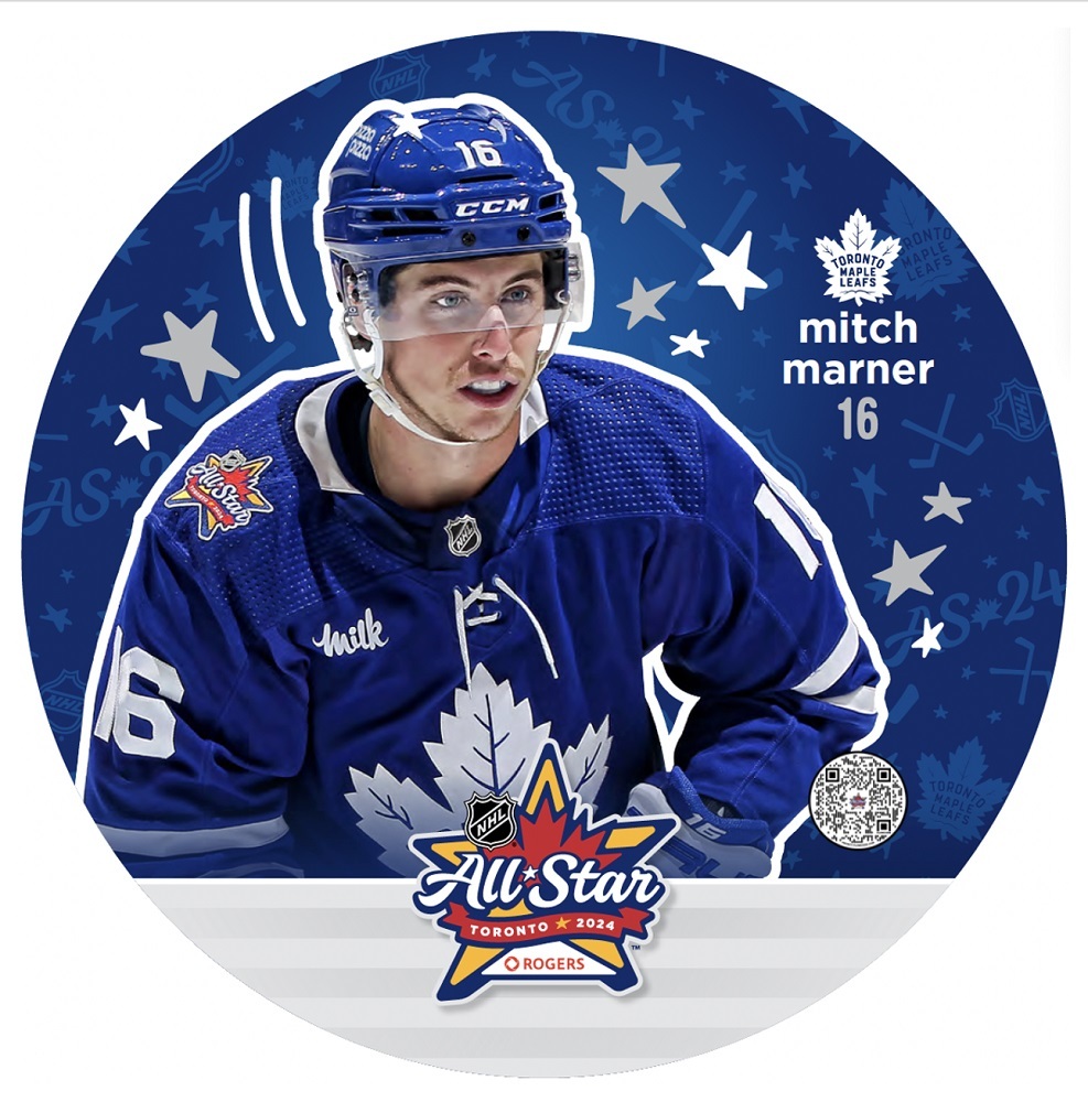 2024 NHL All-Star Game Banner Featuring Mitch Marner - Toronto Maple ...