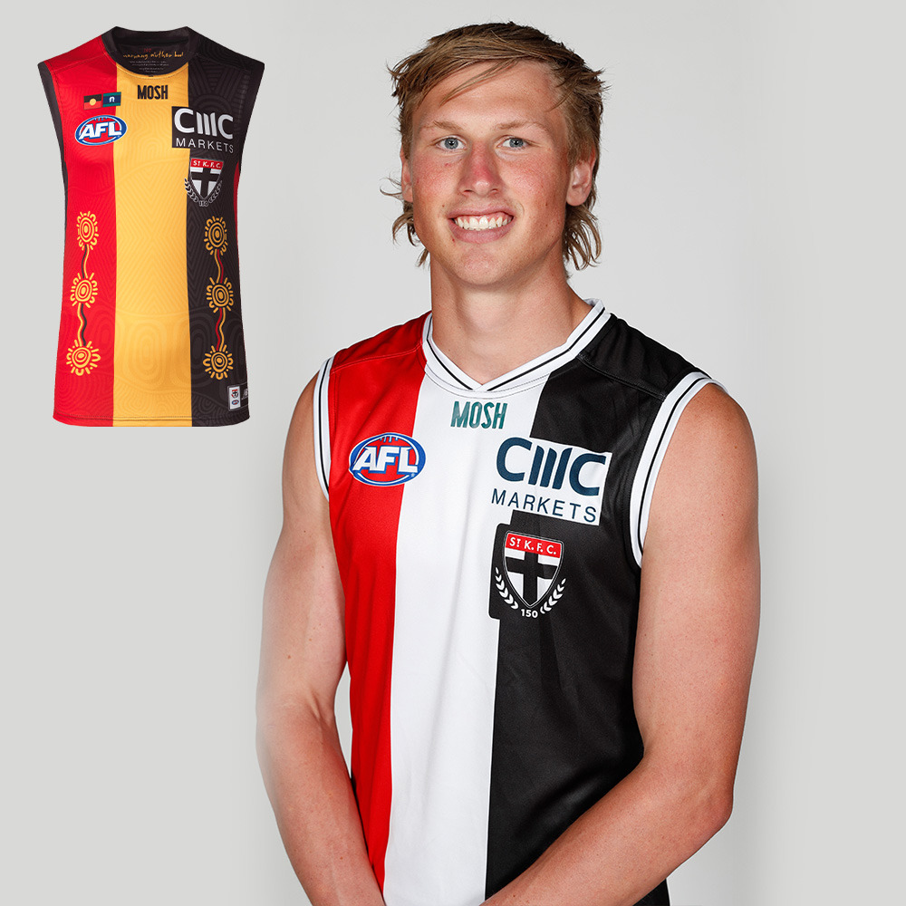 Max Heath #42 - 2023 Player Indigenous Guernsey* Signed - Player Issue ...