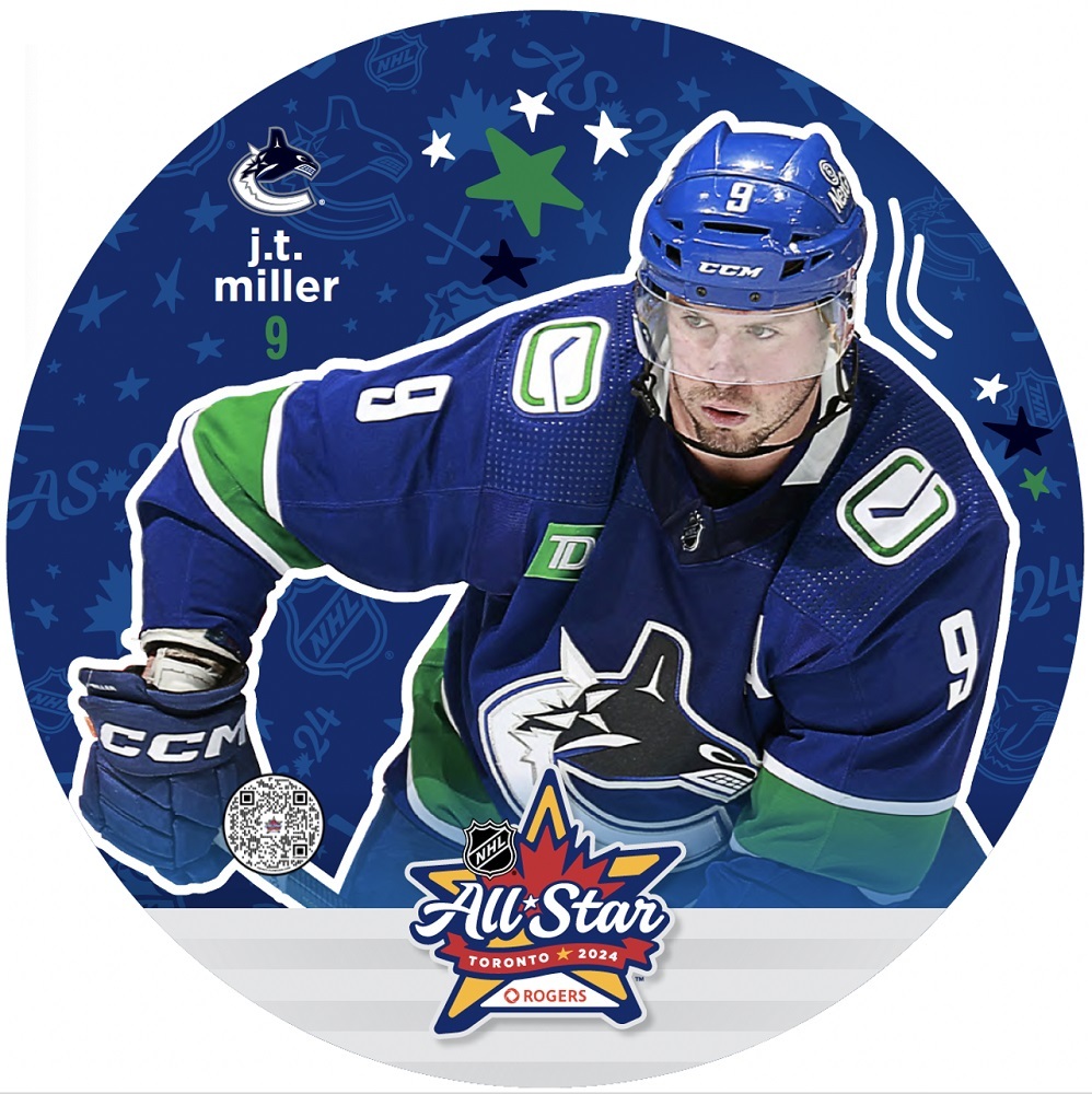 2024 NHL All-Star Game Banner Featuring JT Miller - Vancouver Canucks ...