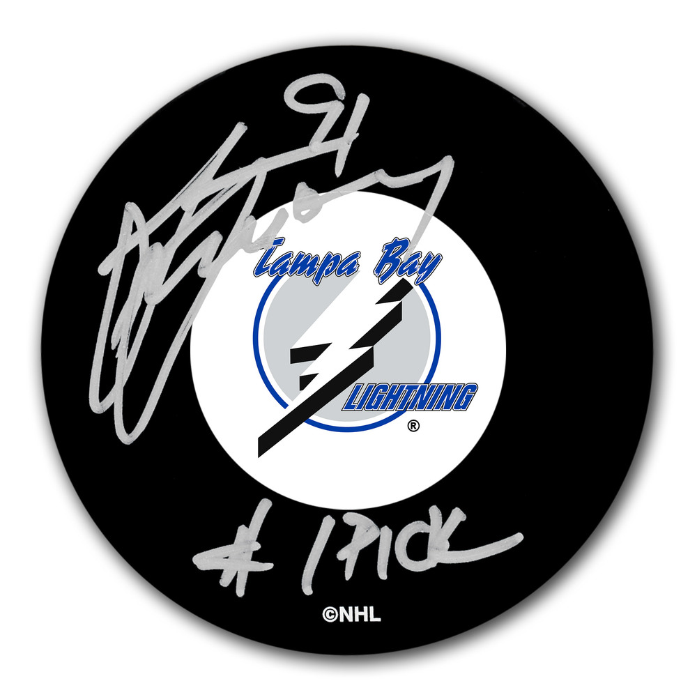 Steven Stamkos Tampa Bay Lightning Autographed Puck - NHL Auctions