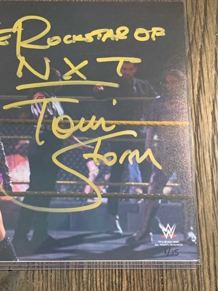 Toni Storm SIGNED 8x10 Photo Yellow Signature (#1 of 15) | WWE Auction