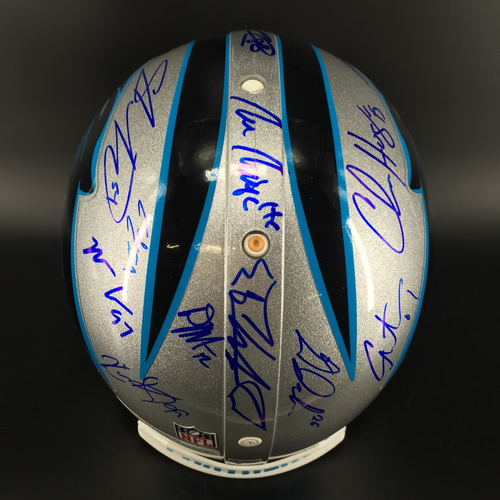 Panthers - Multi Signed Proline Helmet with 16 Signatures including Cam ...