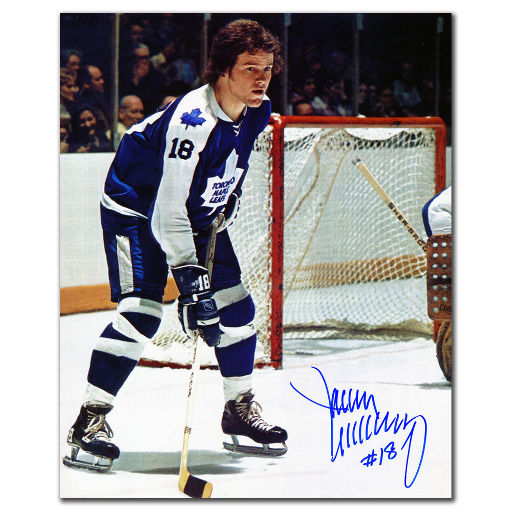 Jim McKenny Toronto Maple Leafs FACEOFF Autographed 8x10 - NHL Auctions