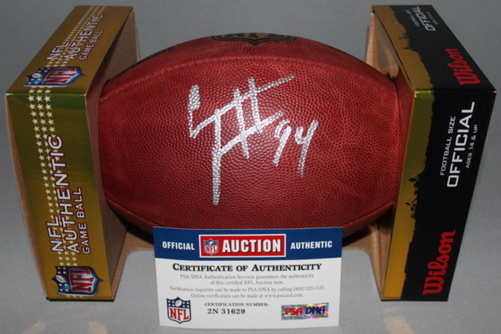 NFL - SAINTS CAMERON JORDAN SIGNED AUTHENTIC FOOTBALL | The official ...