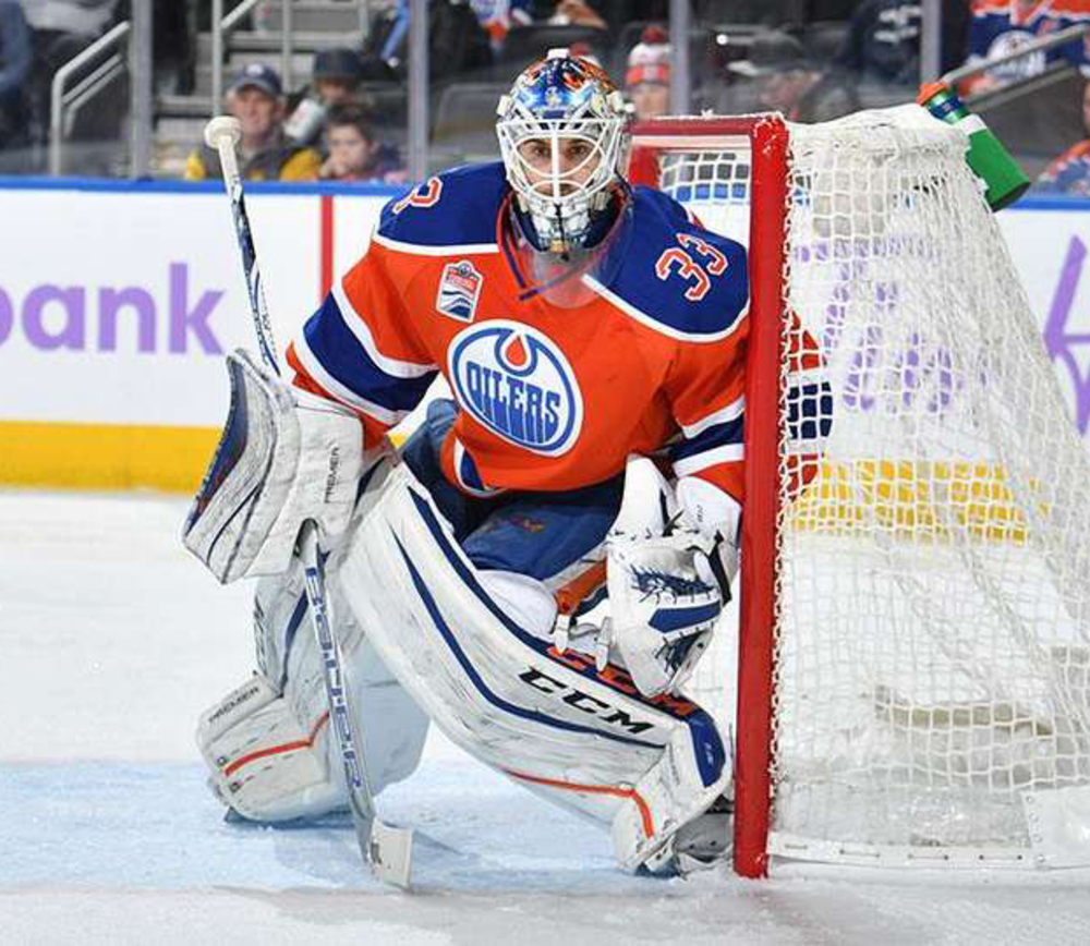 Cam Talbot #33 - Autographed 2016-17 Edmonton Oilers Game Used Bauer ...