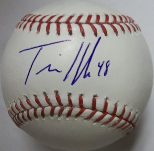 Travis Hafner Autographed Baseball | MLB Auctions