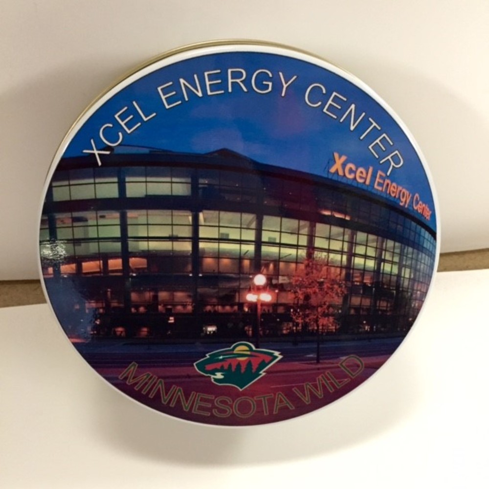 #3 Charlie Coyle Signed, Chocolate Tin - NHL Auctions