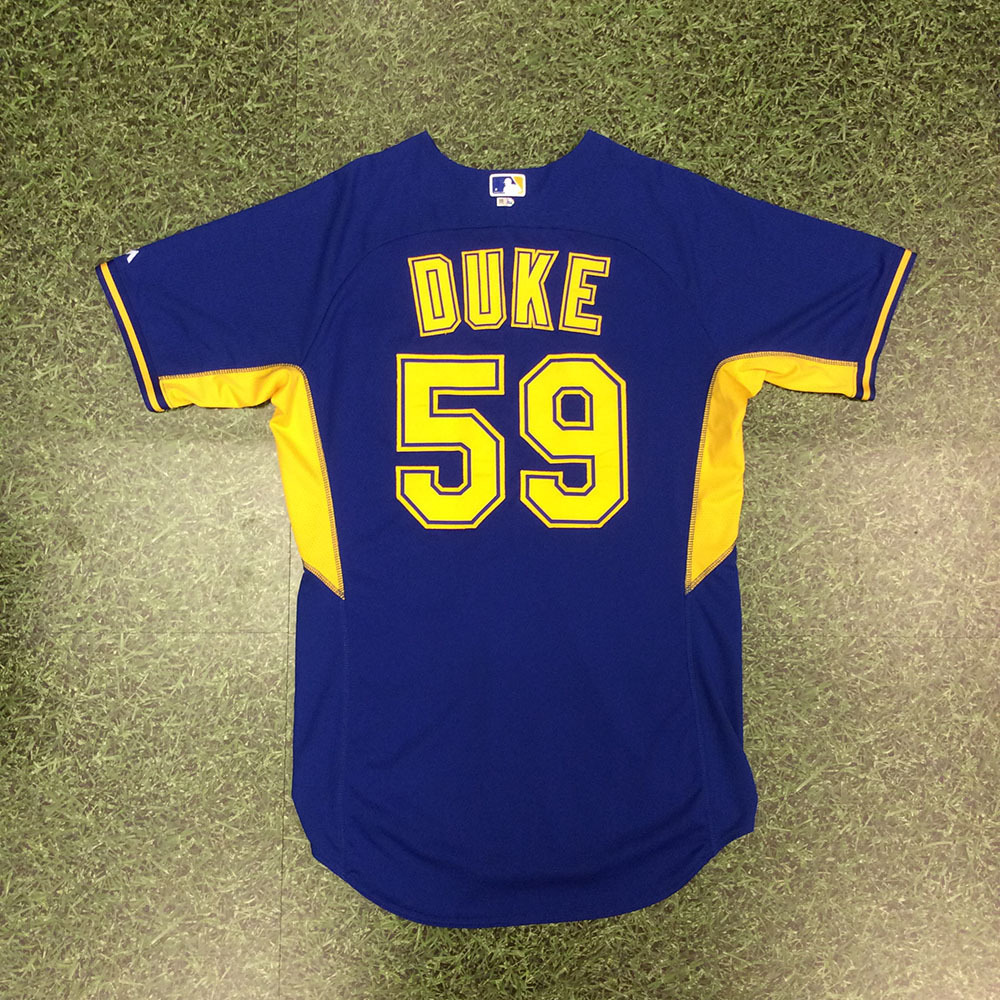 Zach Duke 2014 Retro Batting Practice Jersey HZ323510 | MLB Auctions