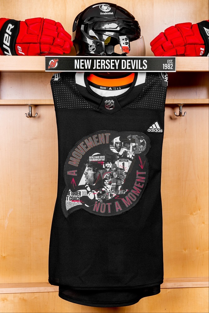 Christian Jaros Autographed 2021-22 Black History Warm-Up Issued Jersey ...