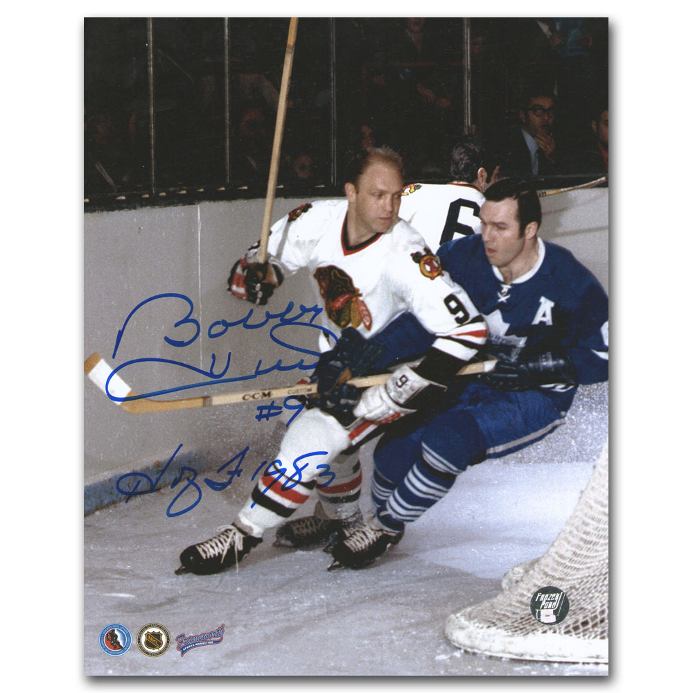 Bobby Hull Autographed Chicago Blackhawks 8X10 Photo w/H of F 1983 ...
