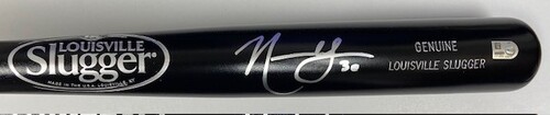 Nathaniel Lowe Autographed Louisville Slugger Bat | MLB Auctions