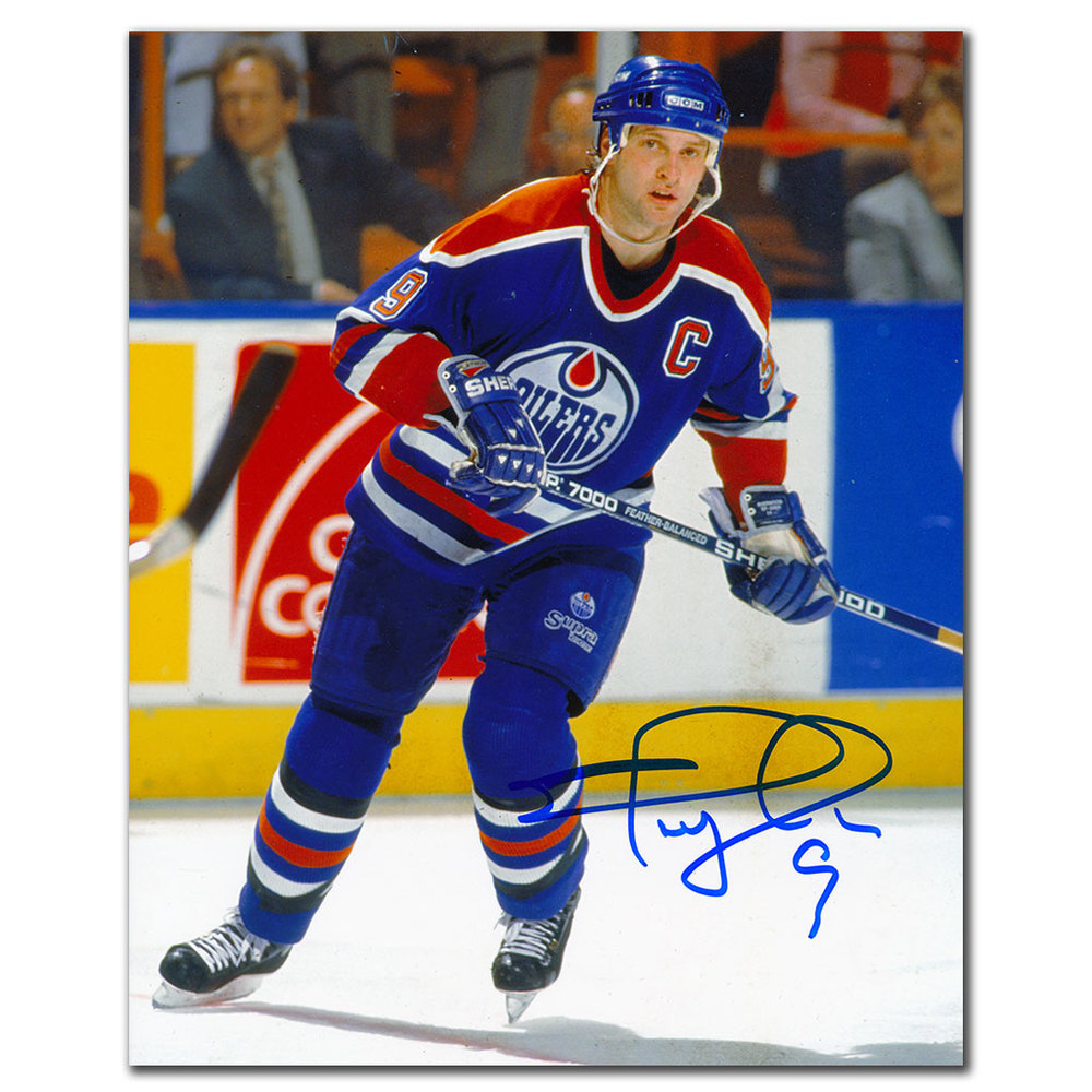 Shayne Corson Edmonton Oilers CAPTAIN Autographed 8x10 - NHL Auctions
