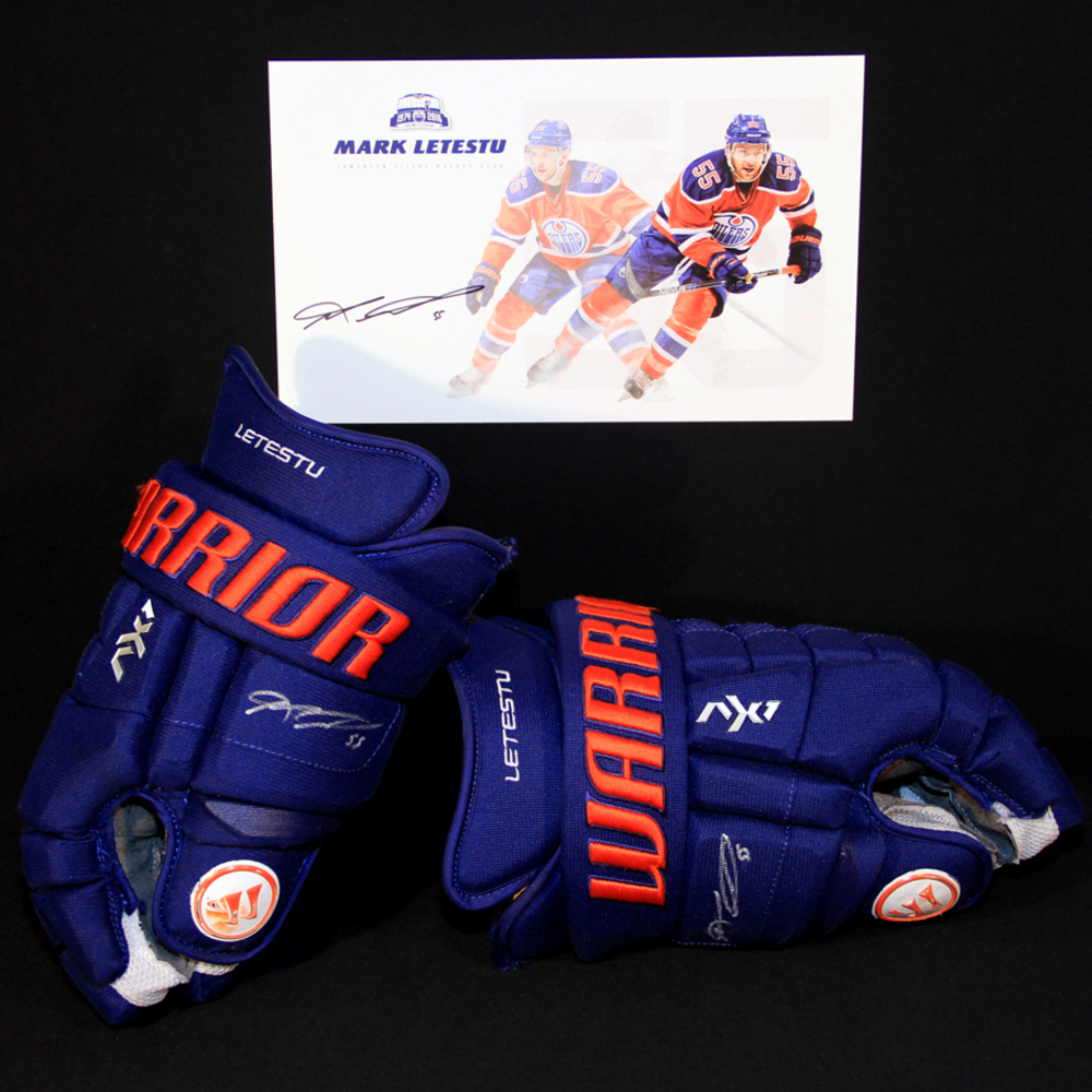 Mark Letestu #55 - Autographed 2015-16 Edmonton Oilers Game Worn ...