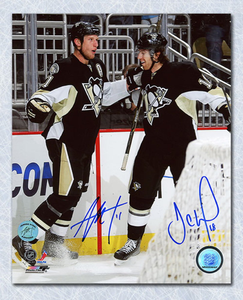 Jordan Staal & James Neal Pittsburgh Penguins Dual Signed Celebration ...