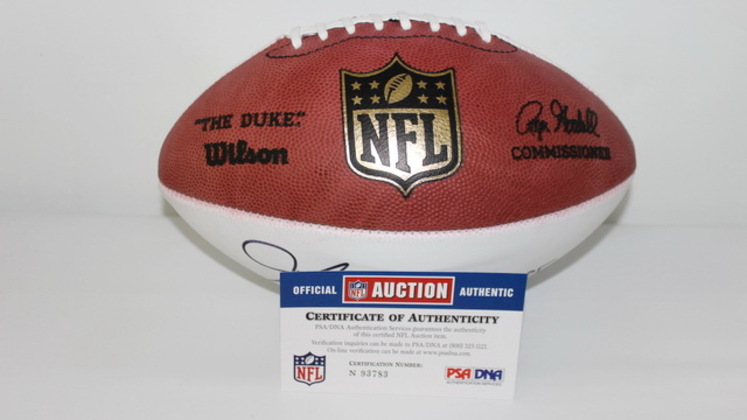 TITANS - NATE WASHINGTON SIGNED PANEL FOOTBALL | The official auction ...