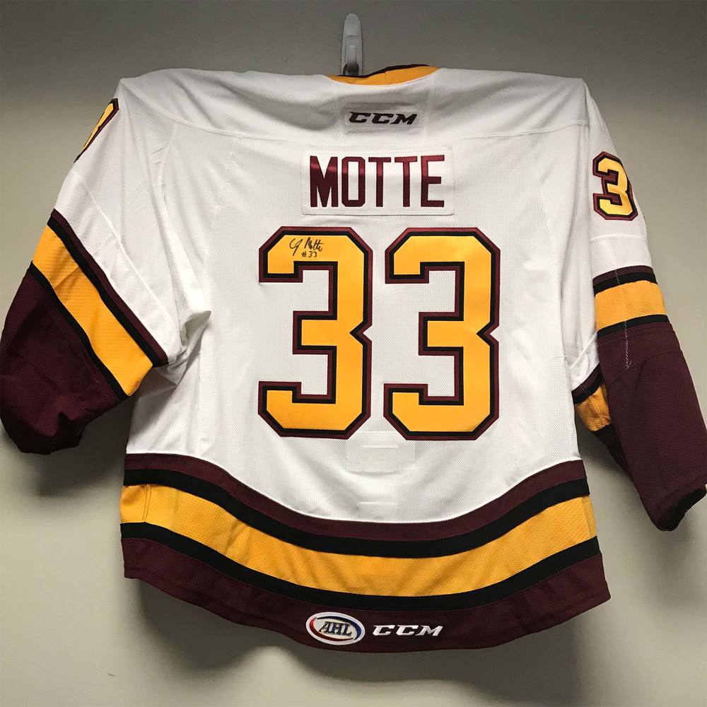 AHL Authentic - Chicago Wolves Regular Season Jersey Worn and Signed by ...