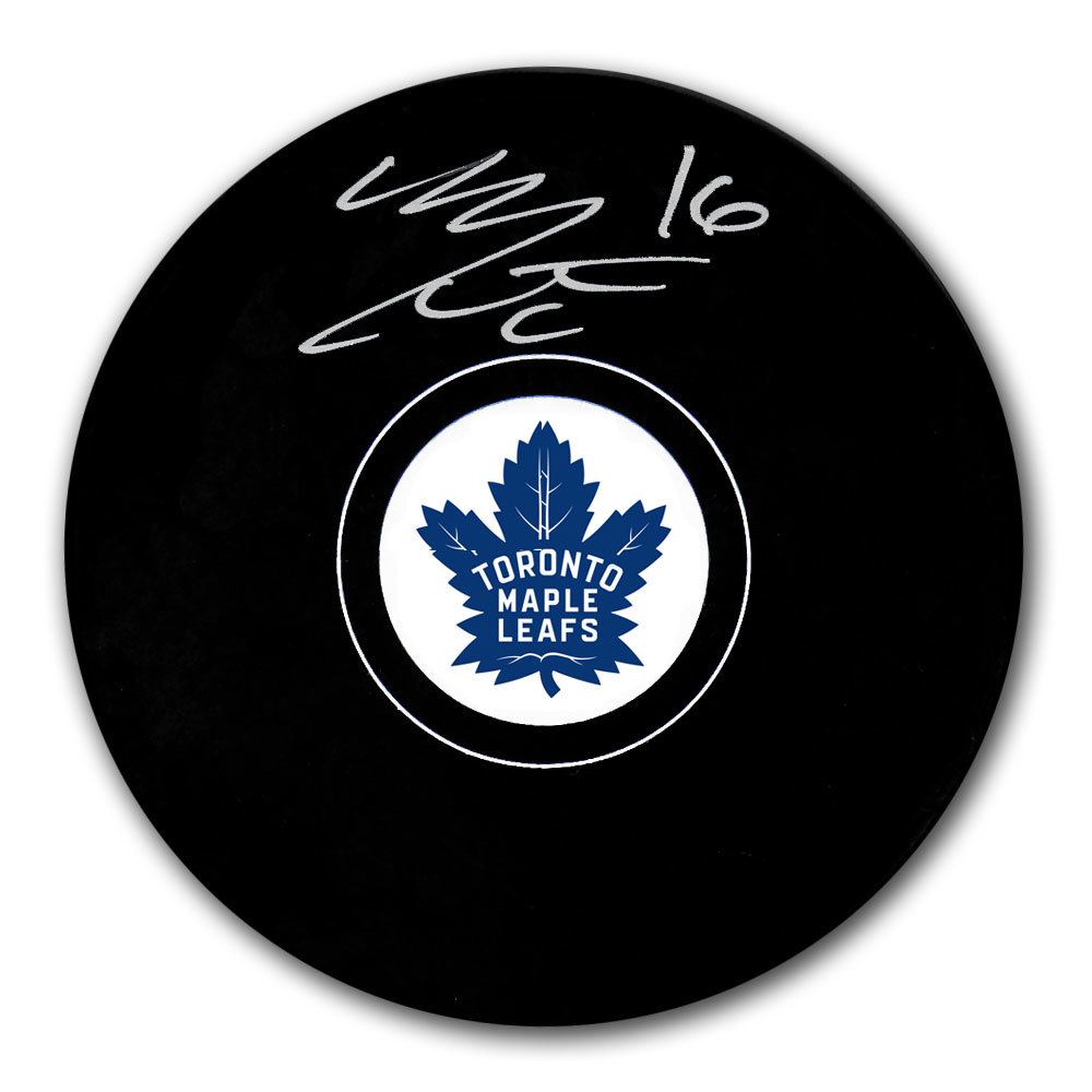 Mitch Marner Toronto Maple Leafs Autographed Puck - NHL Auctions