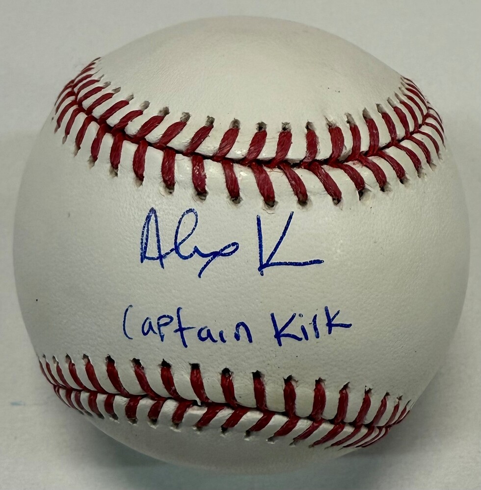 Alejandro Kirk Autographed "Captain Kirk" Baseball | MLB Auctions