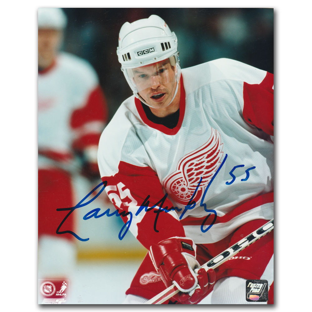 Larry Murphy Autographed Detroit Red Wings 8X10 Photo - NHL Auctions