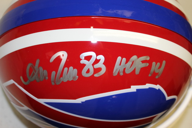 HOF - ANDRE REED SIGNED BILLS PROLINE HELMET | The official auction ...