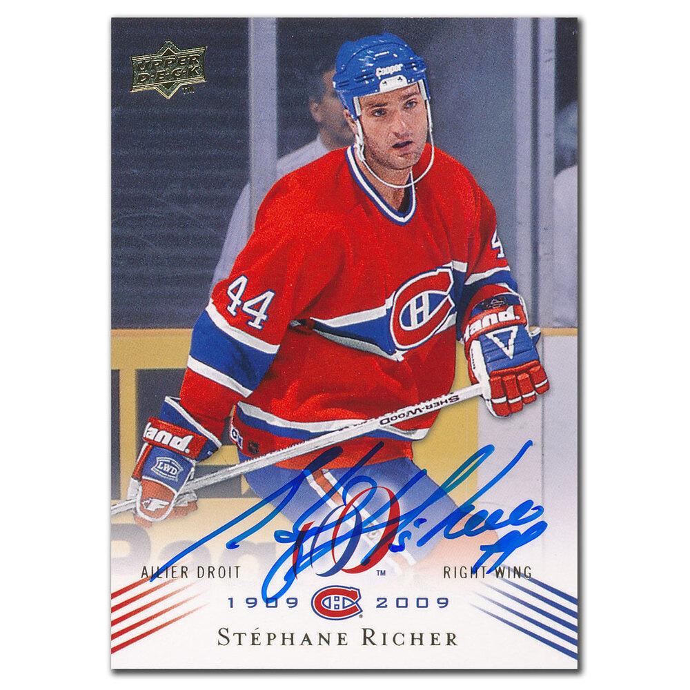 2008-09 Upper Deck Montreal Canadiens Centennial Stephane Richer ...