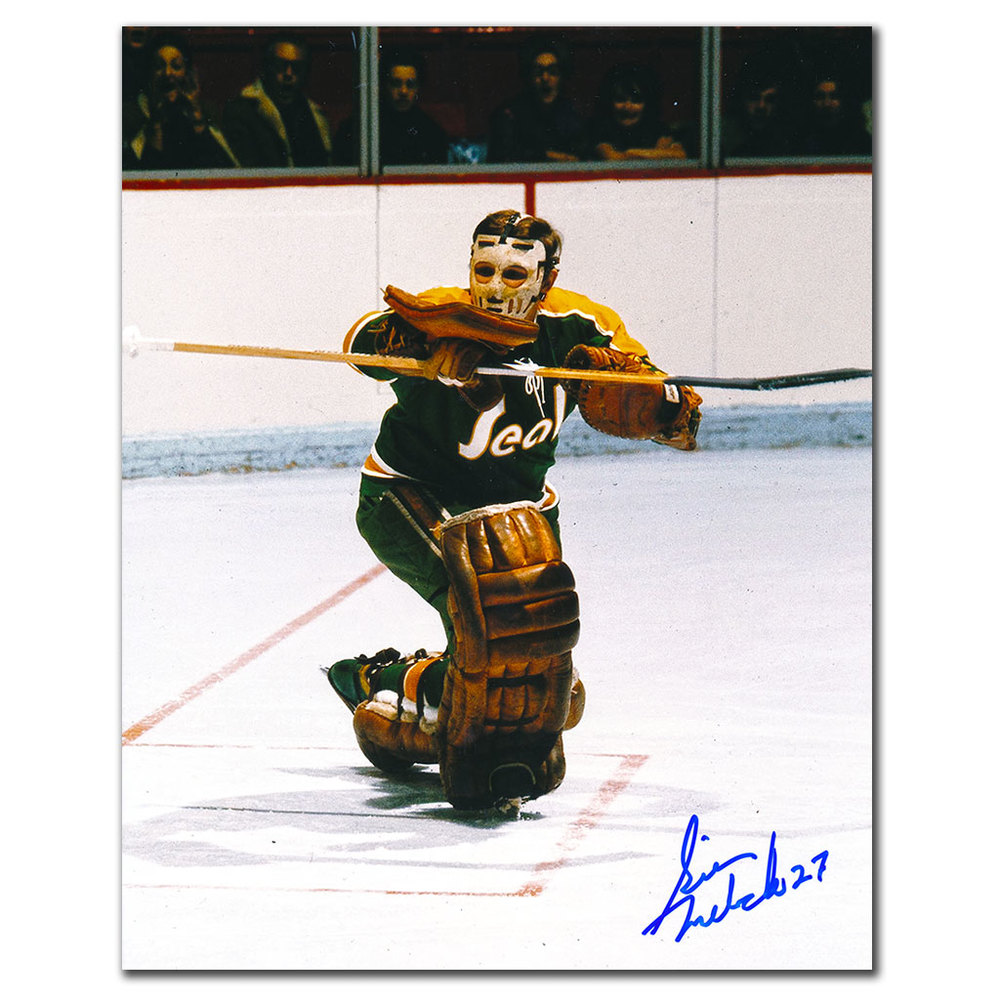 Gilles Meloche California Golden Seals ACTION Autographed 8x10 - NHL ...