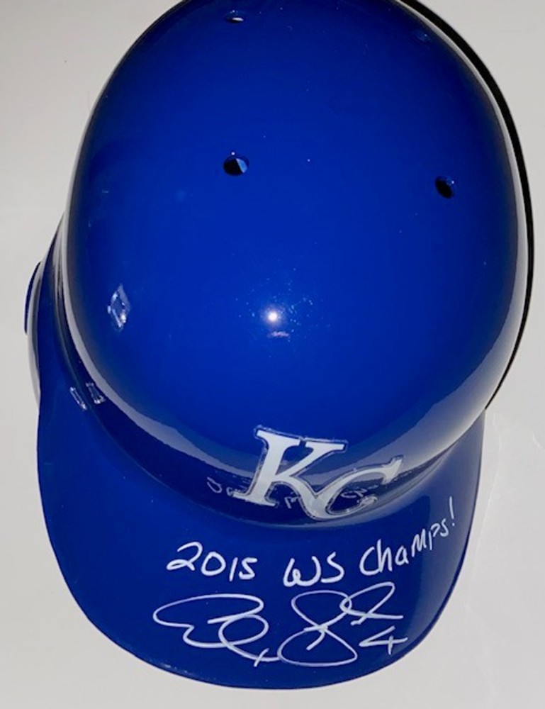 Alex Gordon Autographed "2015 WS Champs" Royals Batting Helmet | MLB ...
