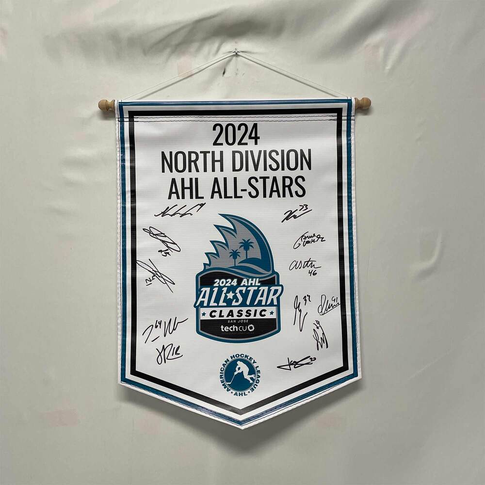 AHL Authentic - 2024 AHL All-Star Classic Banner Team-Signed by the ...