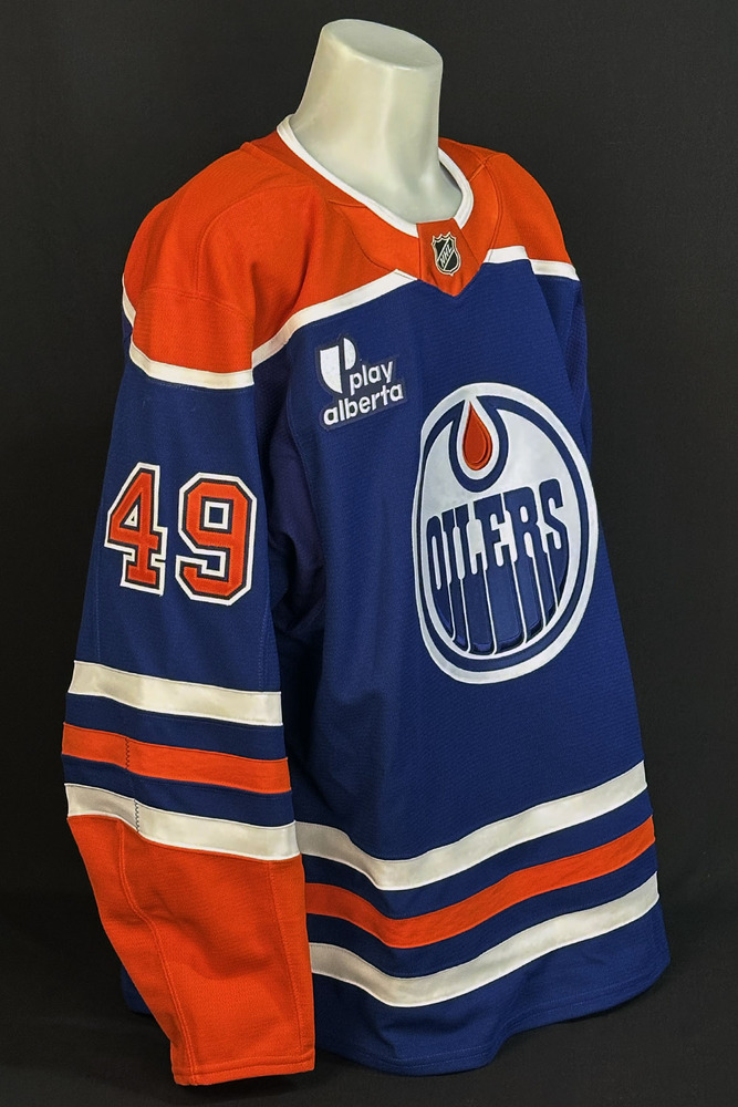 Ty Emberson #49 - 2025-26 Edmonton Oilers vs Montreal Canadiens Game ...