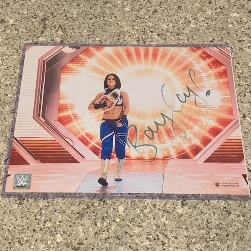 Bayley SIGNED 11x14 Metallic Photo | WWE Auction