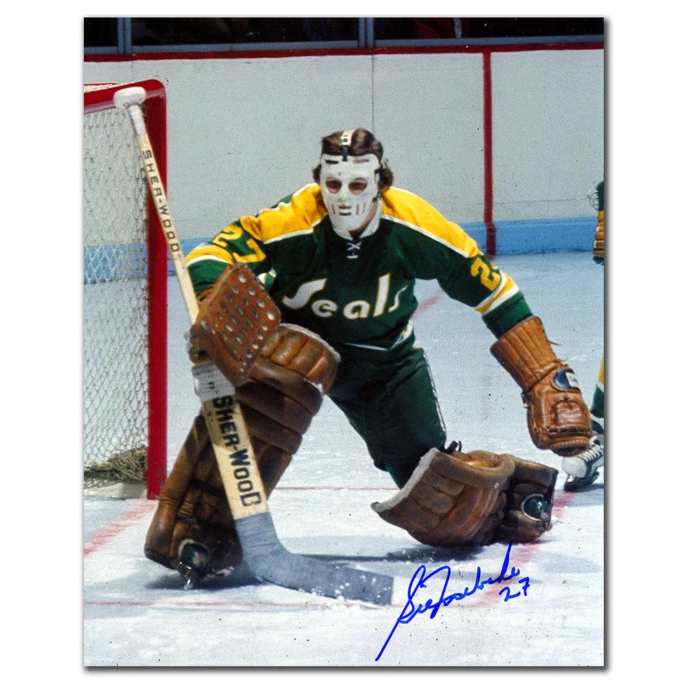 Gilles Meloche California Golden Seals Autographed 8x10 - NHL Auctions