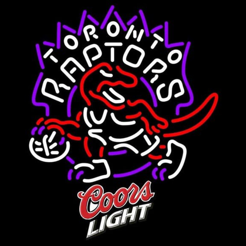 Raptors x Coors Light Themed Fridge | Real Sports Auction