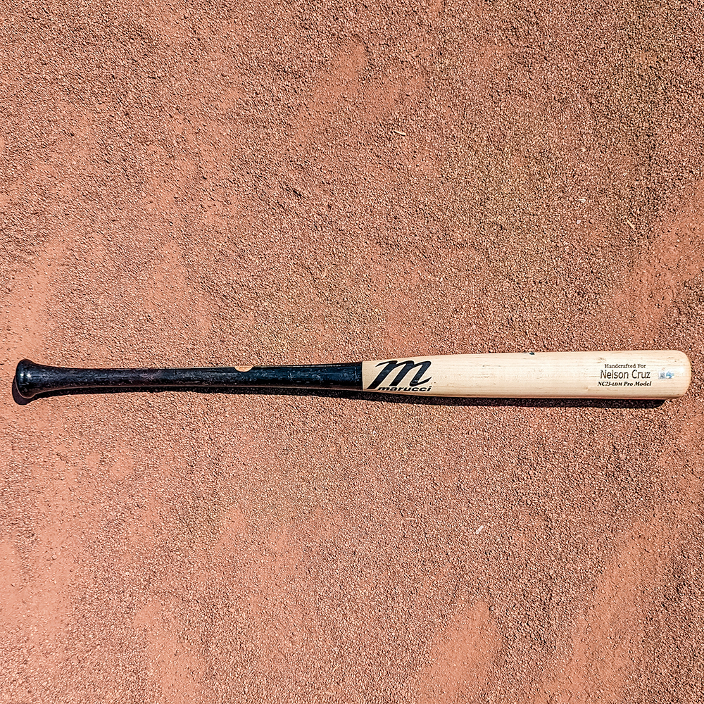 Nelson Cruz: Game-Used Broken Bat - Single - 9/17/2020 - Minnesota ...