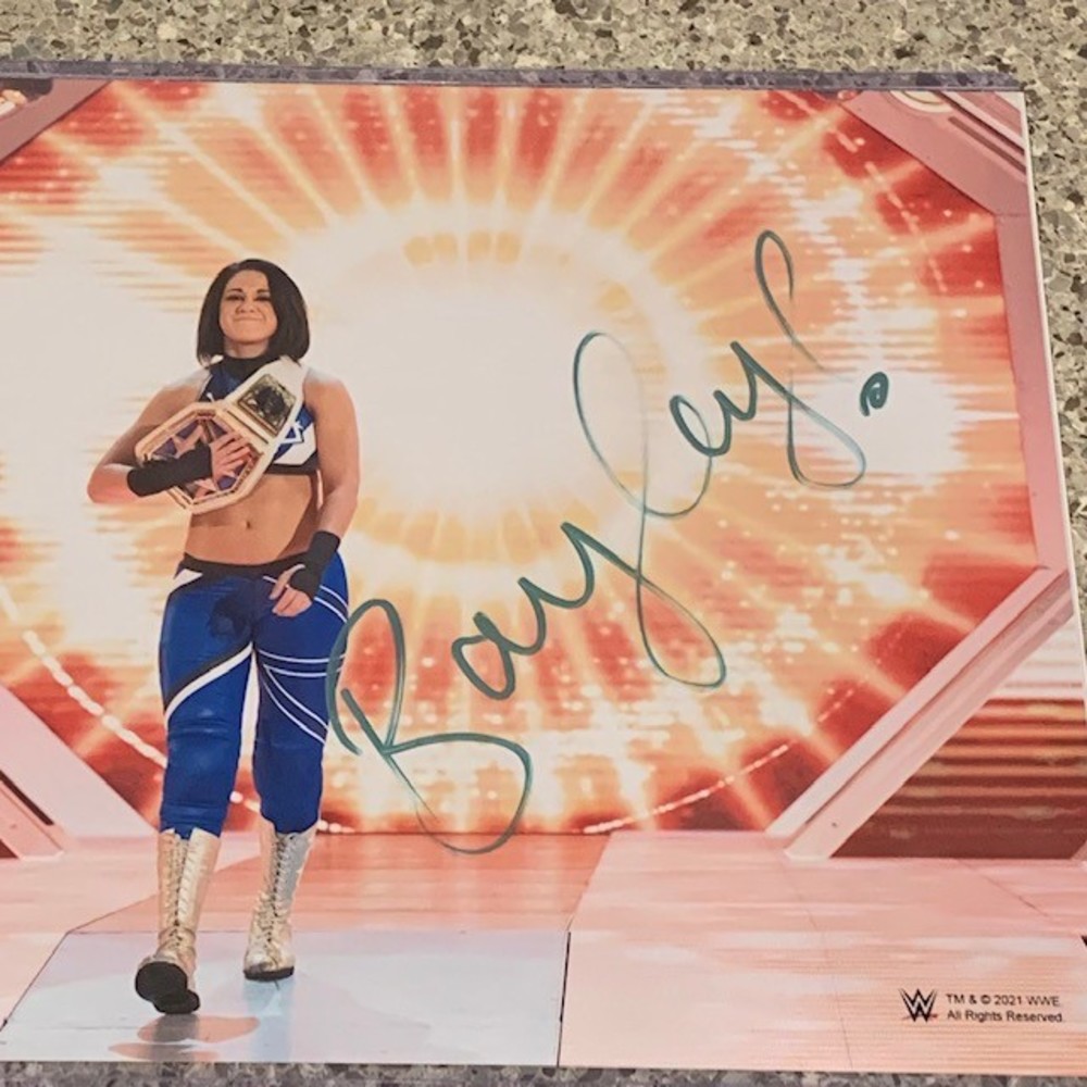 Bayley SIGNED 11x14 Metallic Photo | WWE Auction