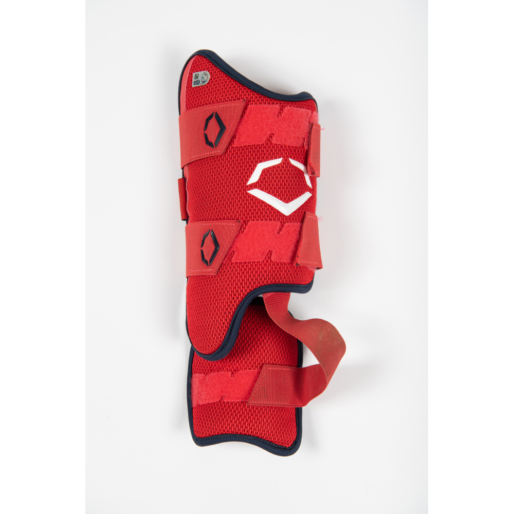 2022 Monte Harrison Team Issued Red Evoshield Shin & Foot Guard | Los ...