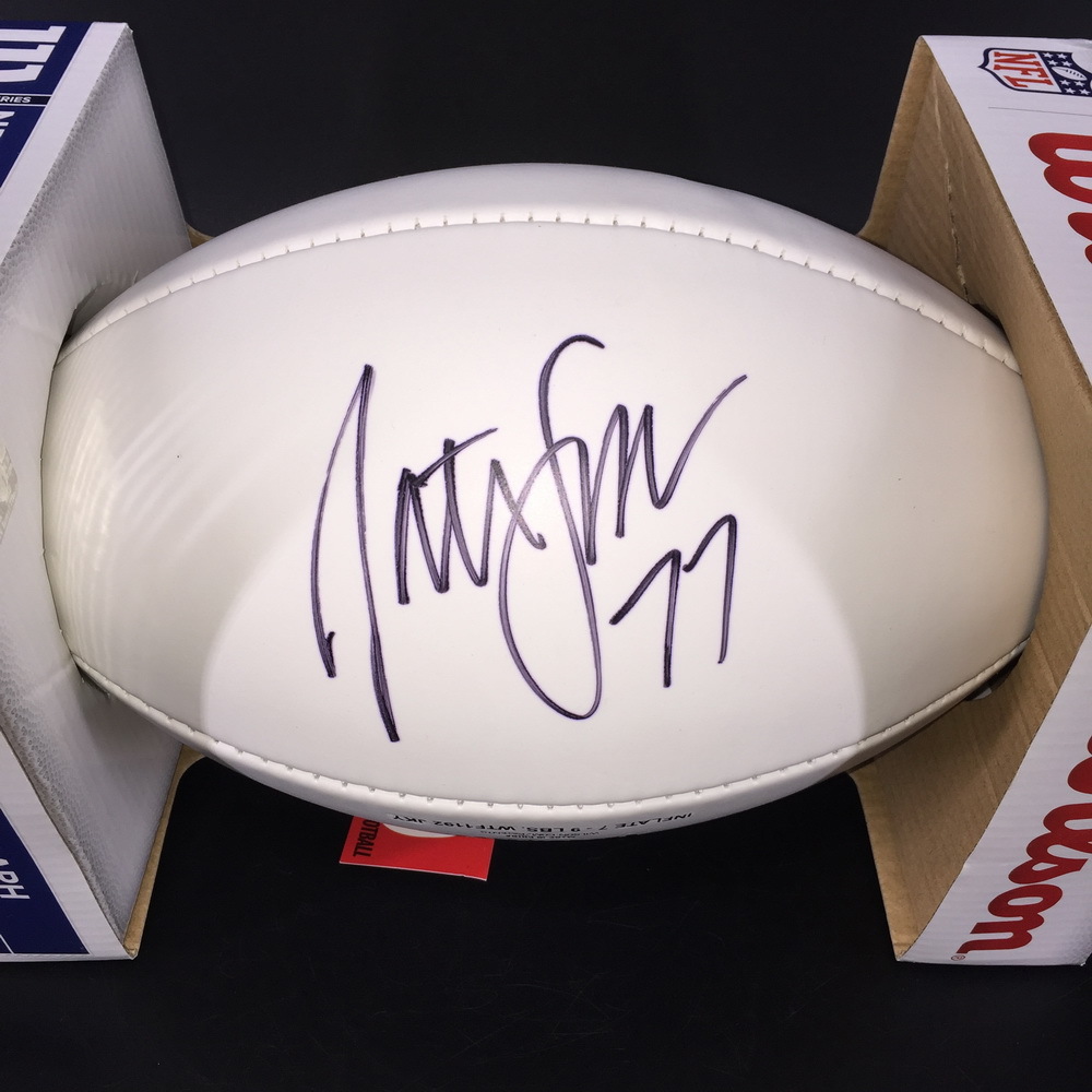 NFL Auction | Patriots - Nate Solder Signed Panel Ball w/ Patriots Logo