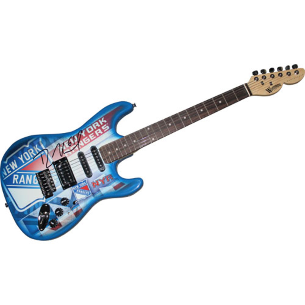 Rick Nash Autographed New York Rangers Limited-Edition Woodrow Guitar ...