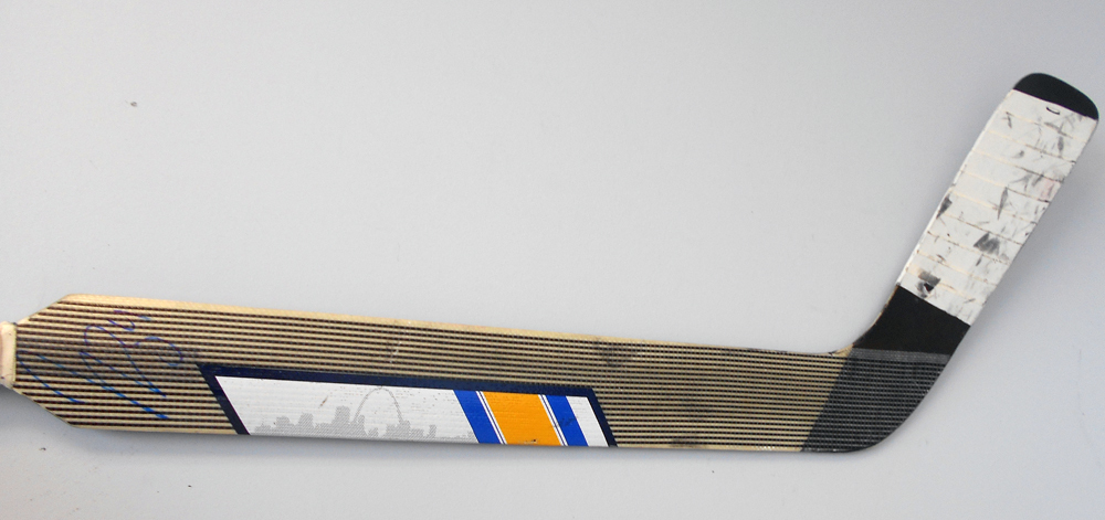 #34 Jake Allen Game Used Stick - Autographed - St. Louis Blues - NHL ...
