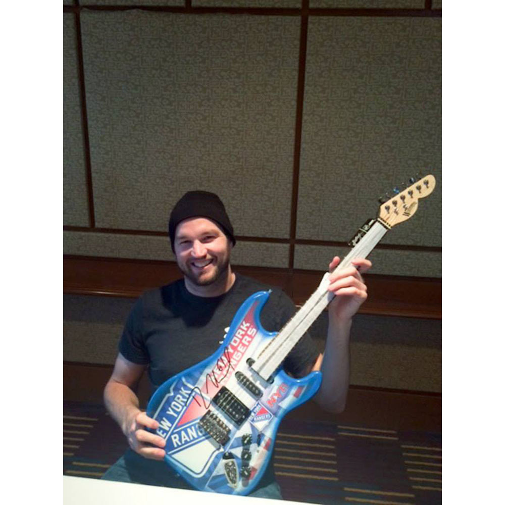Rick Nash Autographed New York Rangers Limited-Edition Woodrow Guitar ...