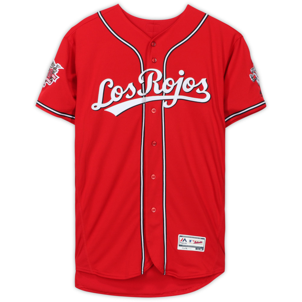 Aristides Aquino Cincinnati Reds Autographed & Inscribed Majestic Los ...