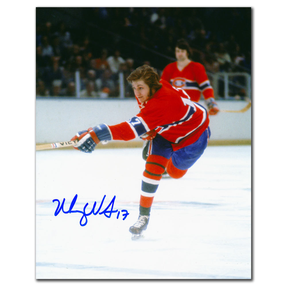 Murray Wilson Montreal Canadiens SLAPSHOT Autographed 8x10 - NHL Auctions